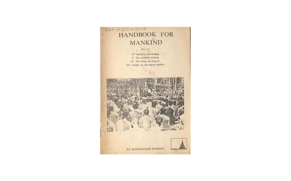 HANDBOOK FOR MANKIND (Part II) - หอจดหมายเหตุพุทธทาส อินทปัญโญ